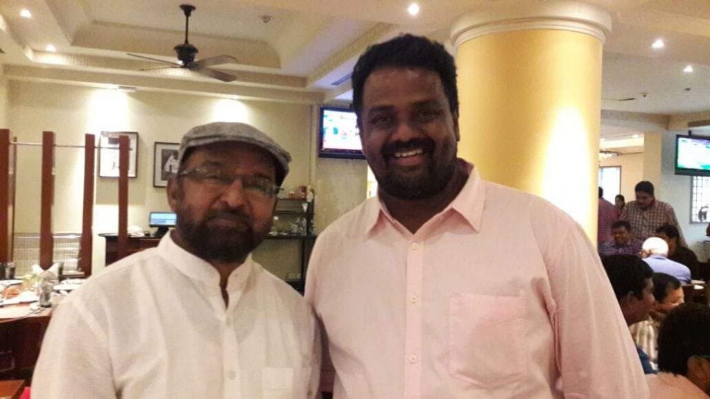 Miraculous moment with my favourite Tamil play back singer Thiru.S.N ...